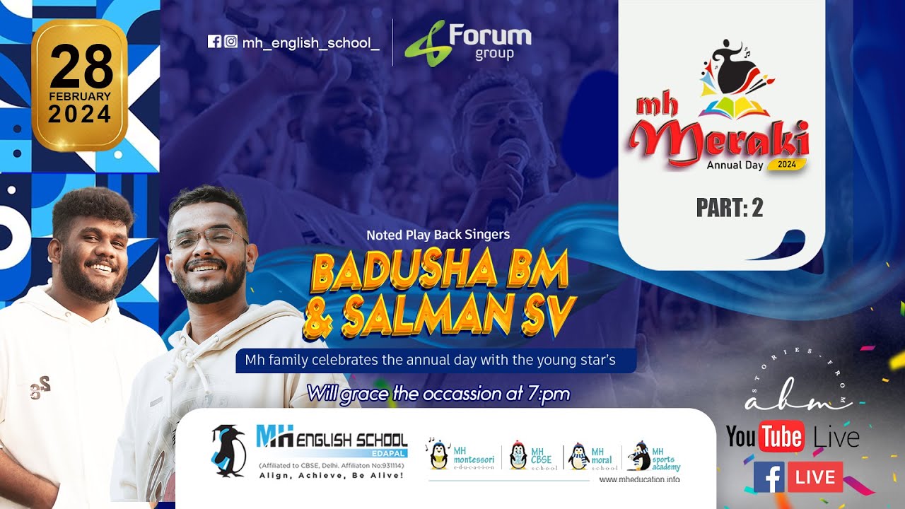 MH MERAKI-PART:2 - ANNUAL DAY 2024 || MH ENGLISH SCHOOL EDAPPAL || 28 ...