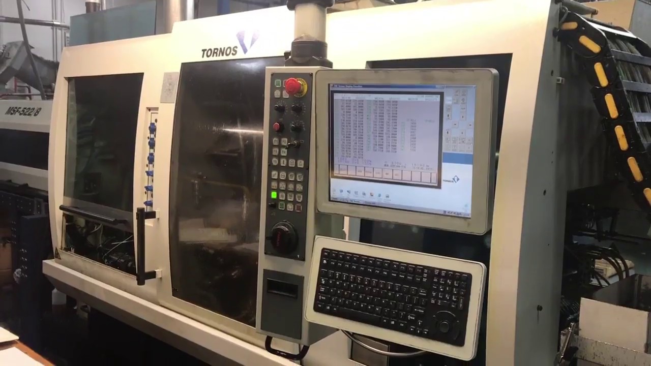 Tornos MultiSIGMA 8x24 Multi-Spindle Screw Machine - YouTube
