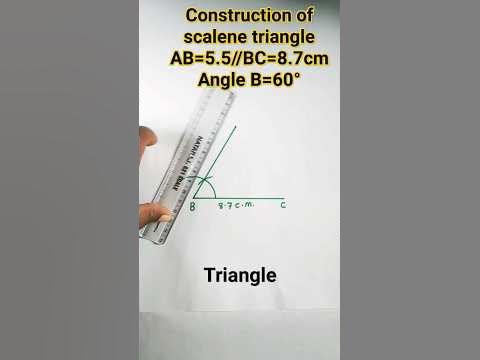 how to draw scalene triangle with compass#triangle#shorts#viralshorts# ...