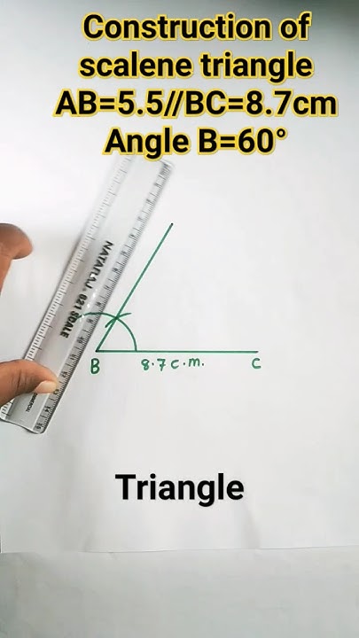 how to draw scalene triangle with compass#triangle#shorts#viralshorts# ...
