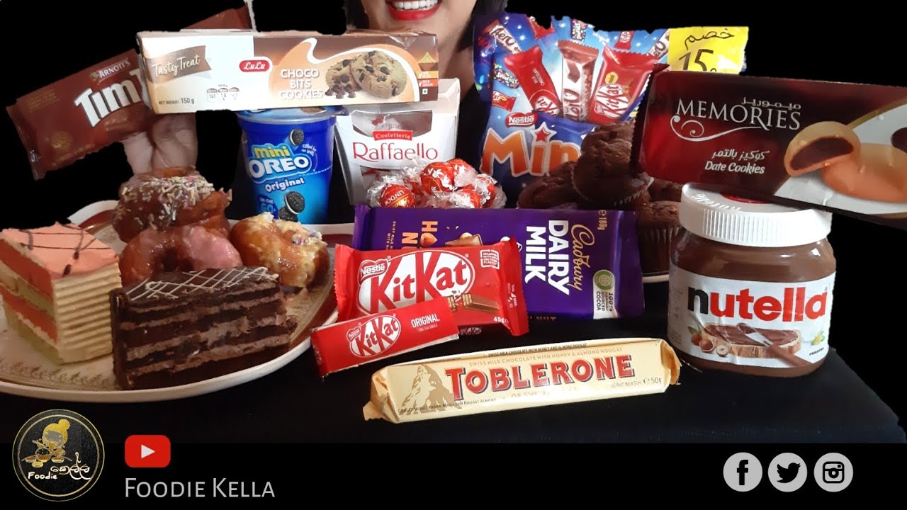 ASMR Popular CHOCOLATE Candy (Eating Sounds) No Talking 먹방 | Foodie ...