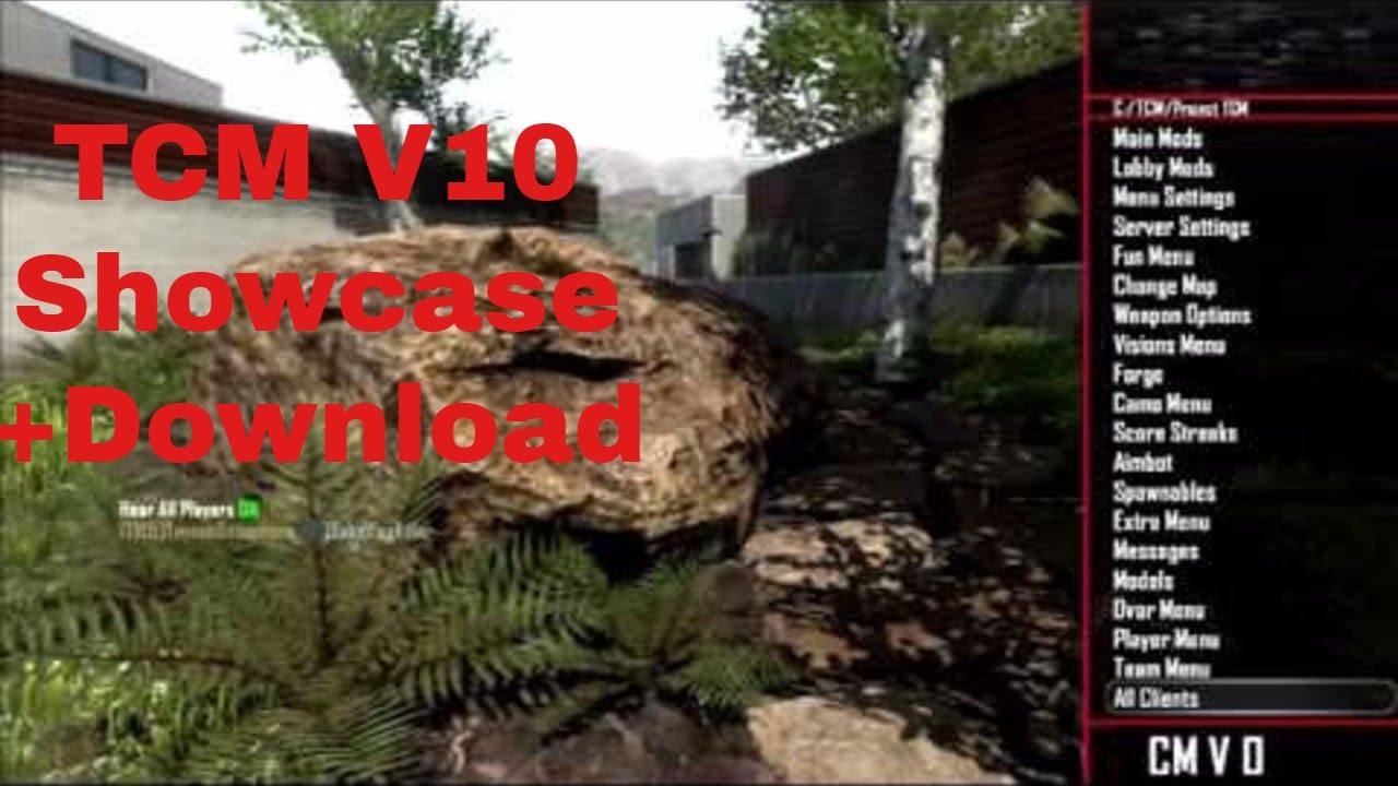 Bo2 TCM v10 Mod Menu Showcase +Download PS3/Xbox 360 - YouTube