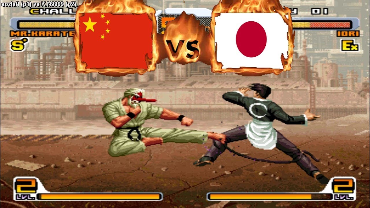 SvC Chaos - SNK vs Capcom Plus - aozlsfl (CHN) VS (JPN) K.N9999 ...