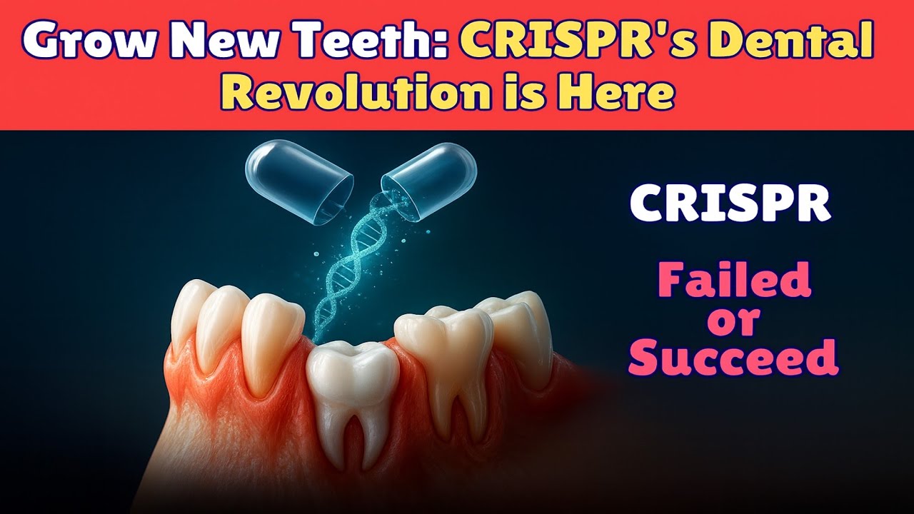 Grow New Teeth Naturally with CRISPR | The Future of Tooth Regrowth ...