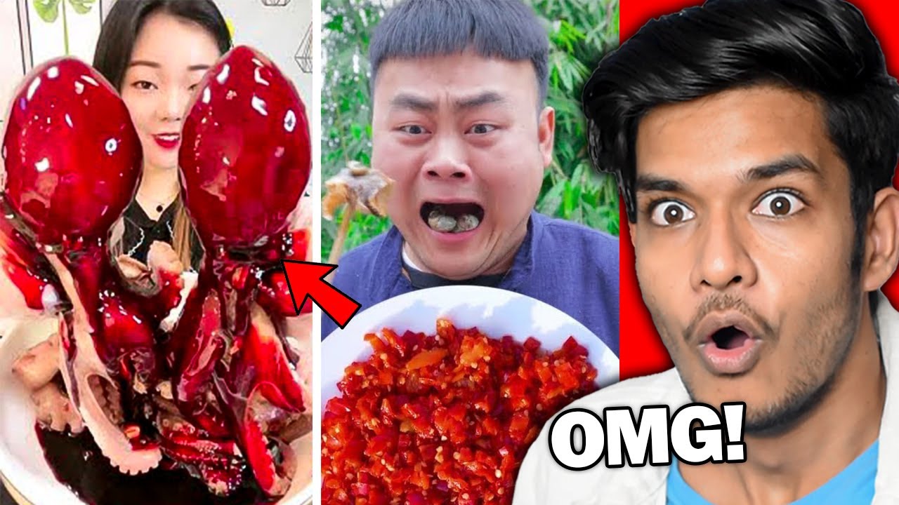 People Eating Weird Food Don't Watch While Eating 🤮🤢 - YouTube
