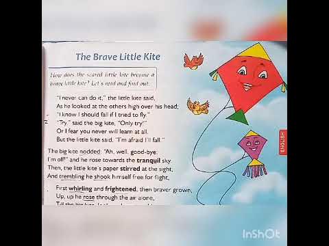 Std.-5 sub. -English (Term-1) poem - The Brave Little Kite - YouTube