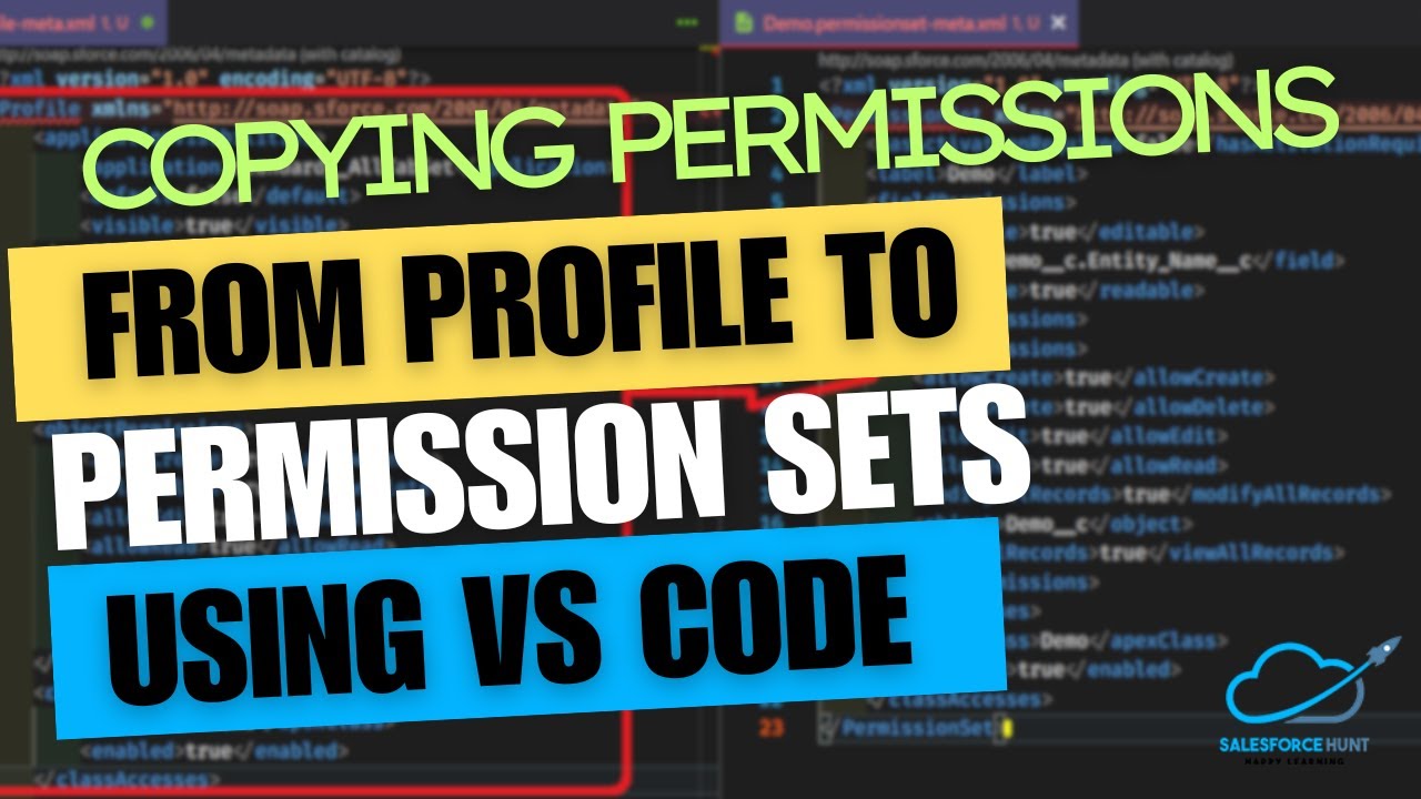 Copying Permissions From Profile To Permission Sets Using Vs Code Salesforcehunt Spring24 5106