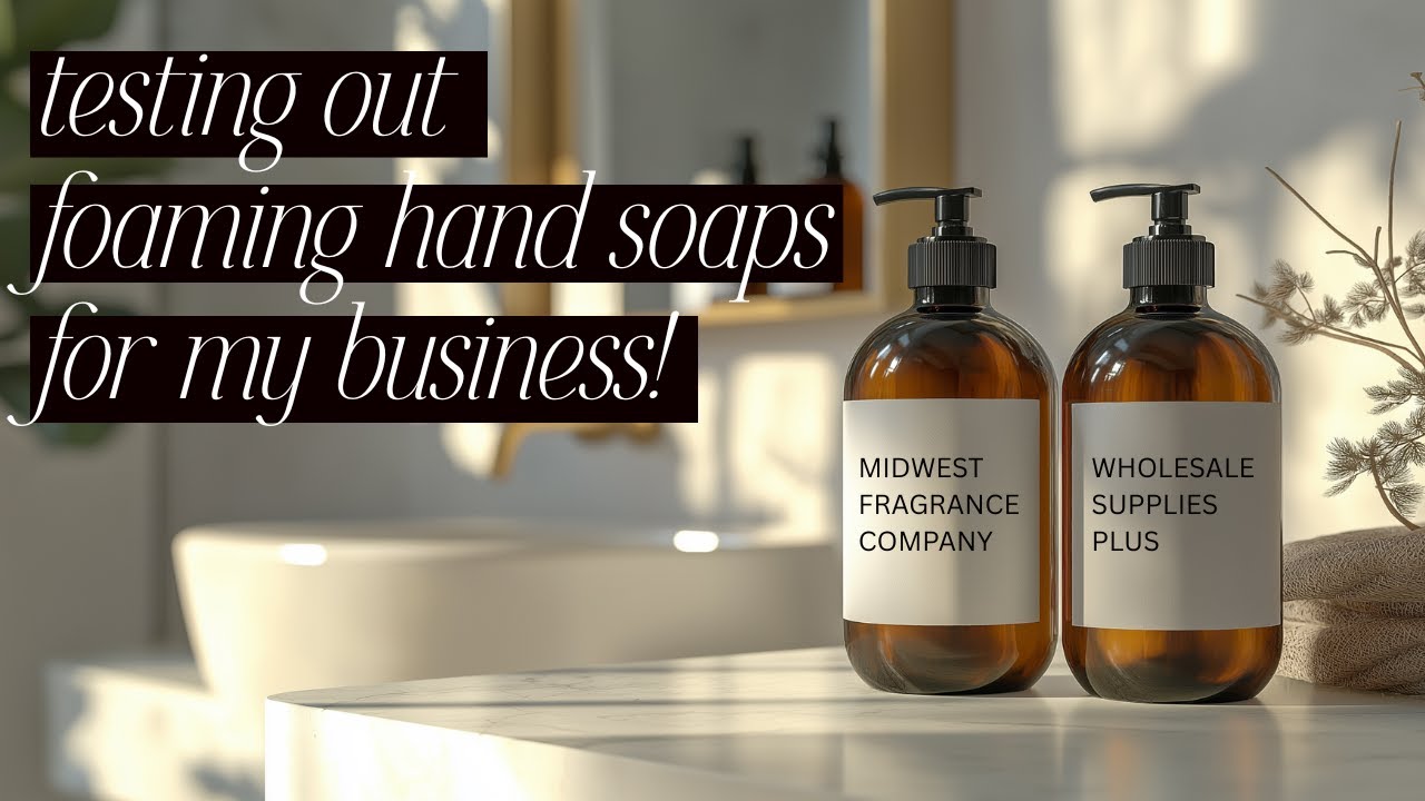 Make Foaming Hand Soaps With Me! Testing Out 2 New Soap Bases For My ...