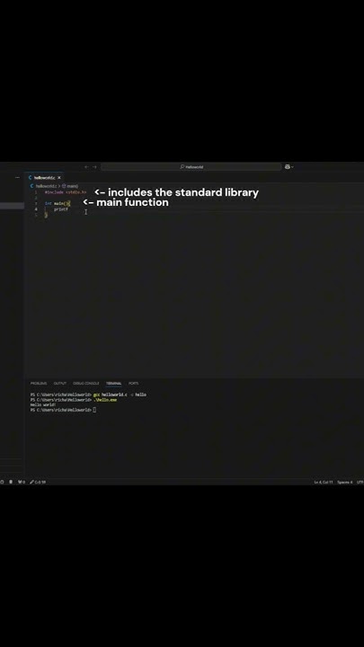 How To Print Hello World In C Coding Python Javascript Pydev Pycode Wxpython Pyside