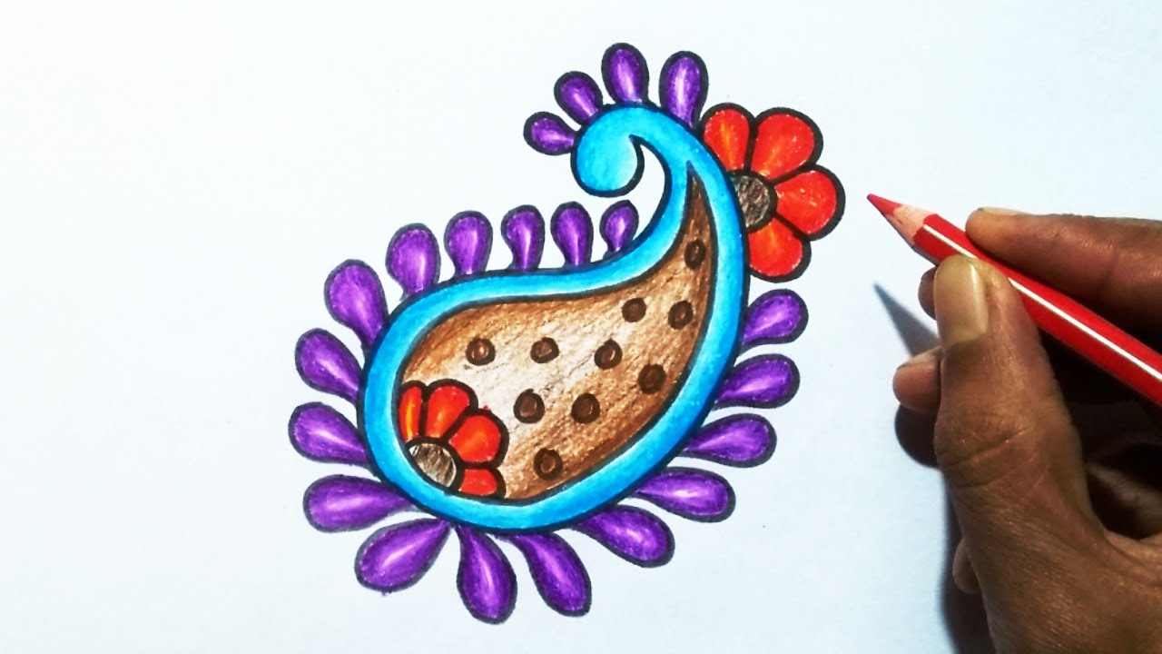 Beautiful design art step by step//Part-2 - YouTube