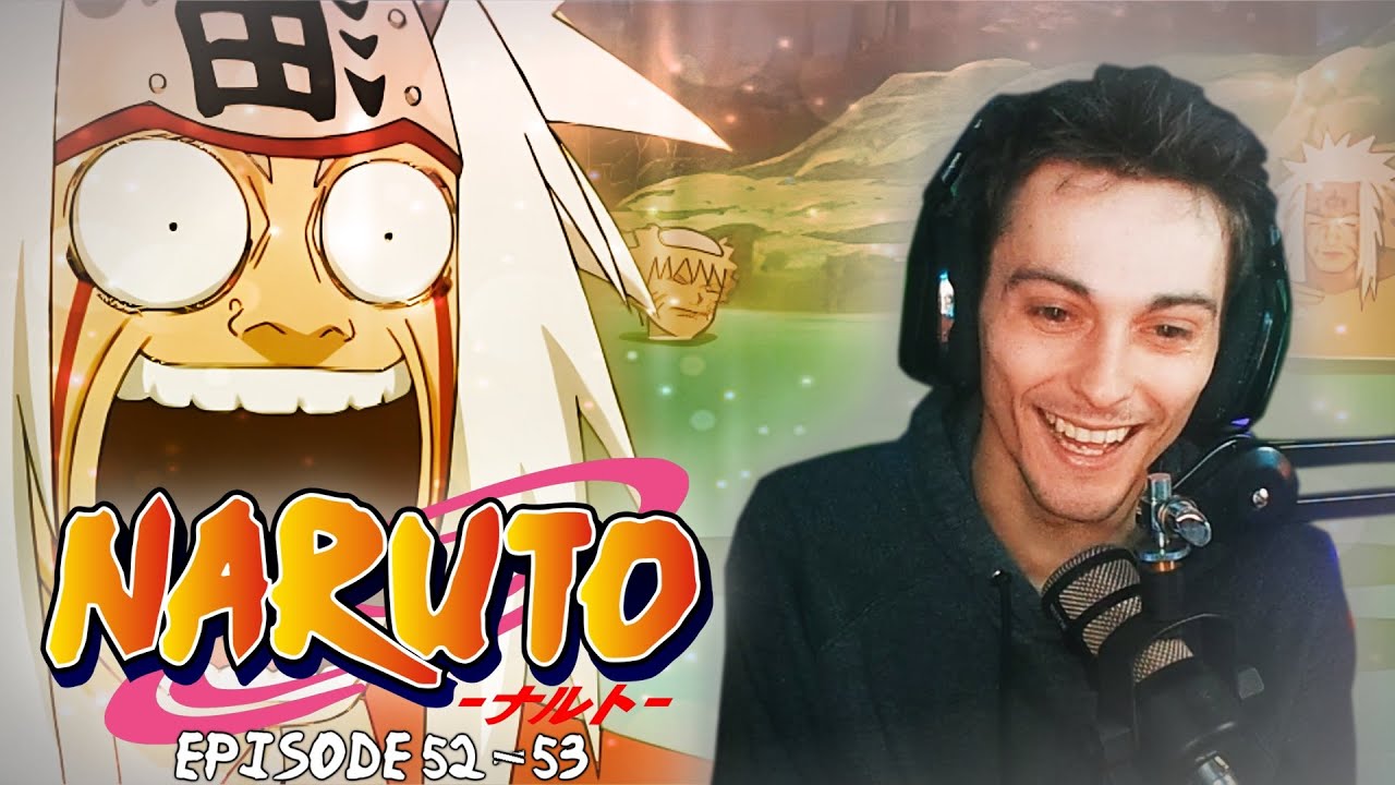 JIRAIYA IS HILARIOUS!! Naruto Episode 52-53 REACTION!! - YouTube