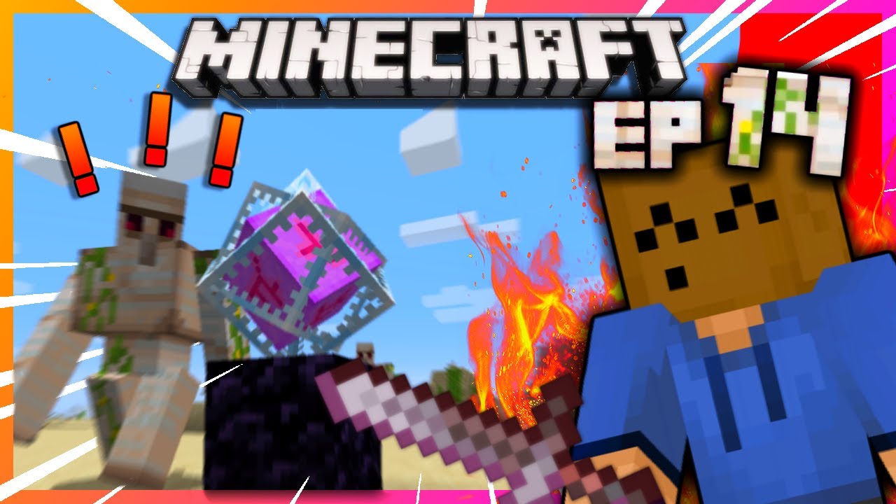 Fighting An ARMY Of Iron Golems | The Minecraft Survival Series ...