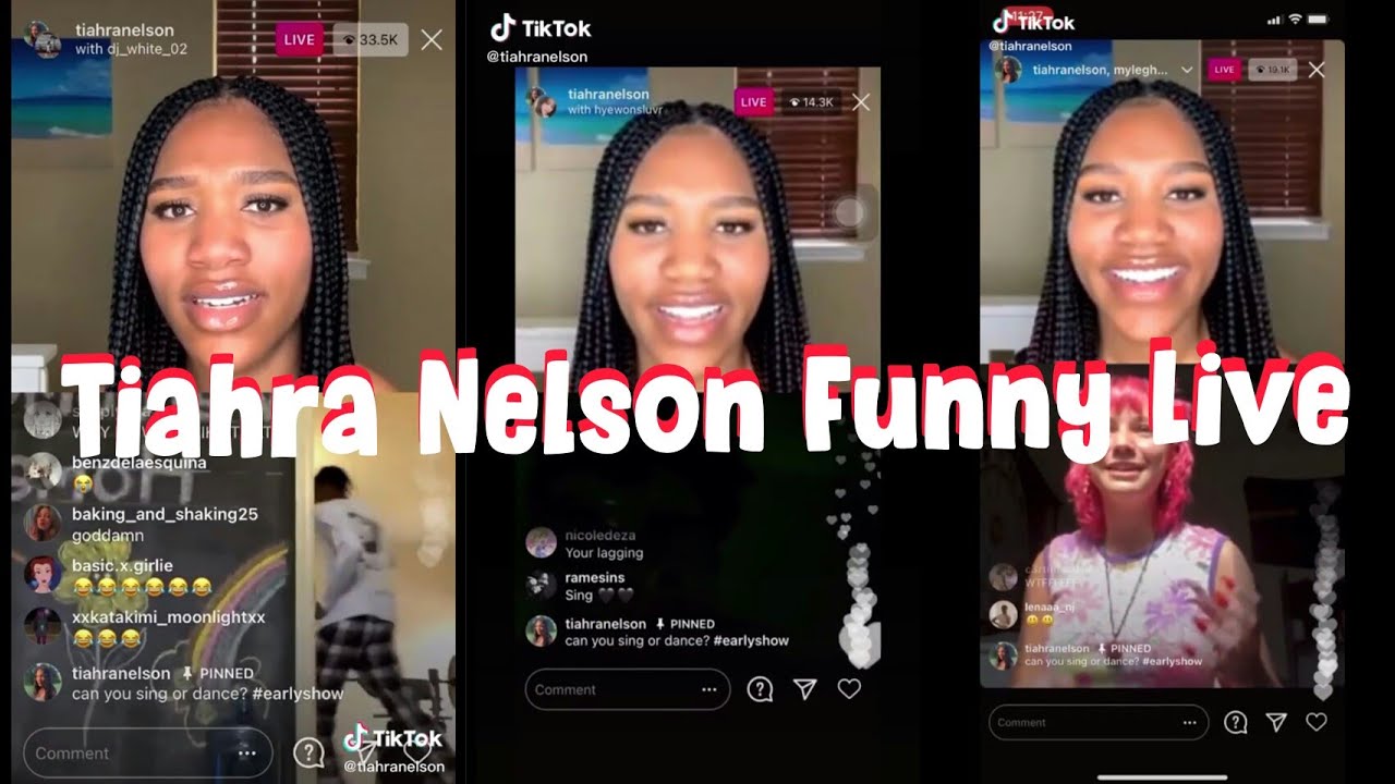 Tiahra Nelson Funny Live Compilation (Part 5) - YouTube