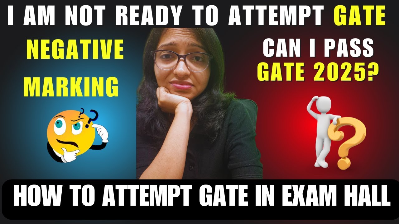 😨Can I Crack GATE 2025?|GATE EXAM Hall Tips|GATE 2025 Exam Hall Fear ...