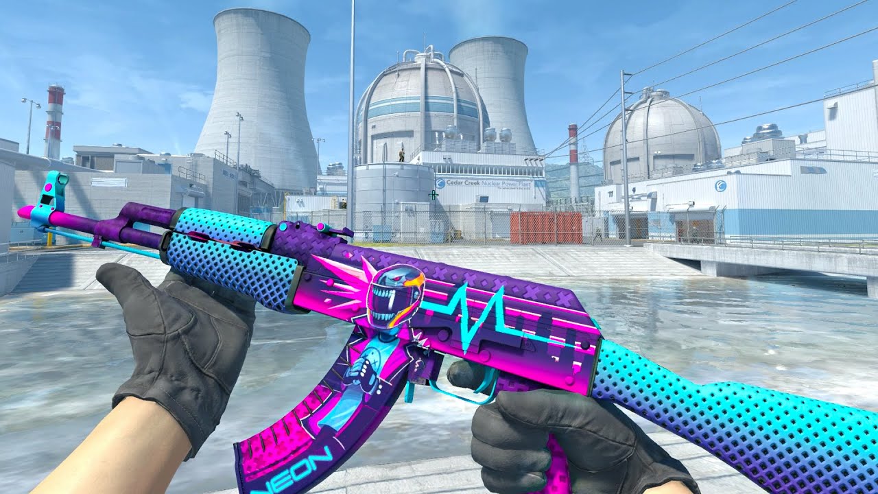 CS2 MADE THIS SKIN CLEAN & INSANE🔥🔥- Inspecting AK47 NEON RIDER in CS2 ...