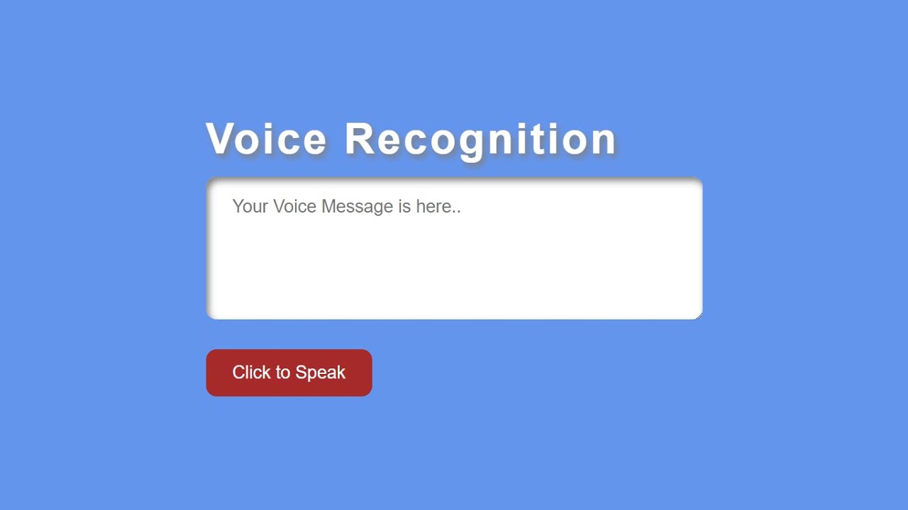 Add Speech Recognition In Website Voice Typing Using Javascript In Add Speech Recognition In Website Voice Typing Using Javascript In