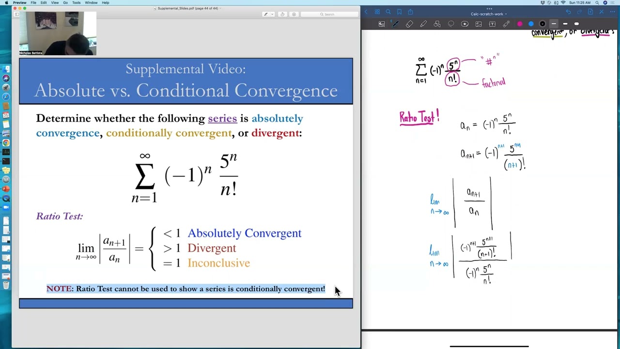 Supplemental Video: Absolute Conv, Conditional Conv, or Div. (Ex.1 ...