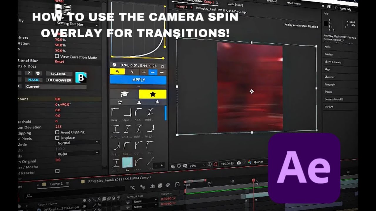 how to do slide camera overlay on after effects! (#UGECOLLECTIVE) - YouTube