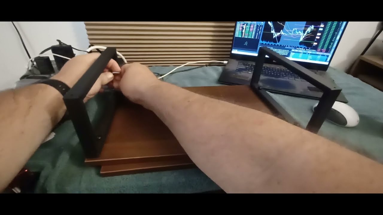 These 2 Pack Computer Monitor Stands are great! Unboxing and putting ...