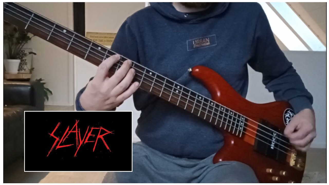 Slayer - Here Comes The Pain (bass cover) - YouTube