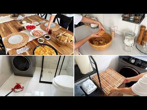 EV VLOG🌿| Banyo Temizliği🧼🫧| Kahvaltı, Mozaik Pasta🍫