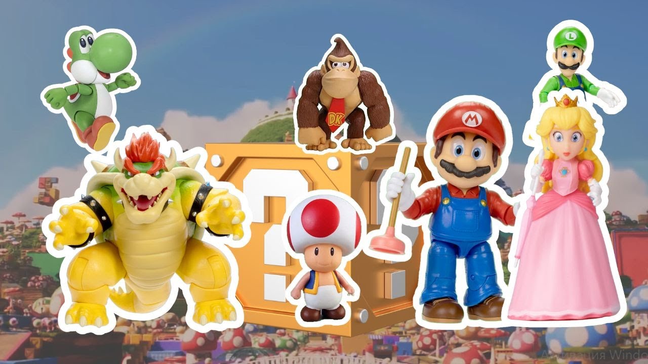 *NEW* Super Mario Bros Action Figure Mystery Box! - YouTube