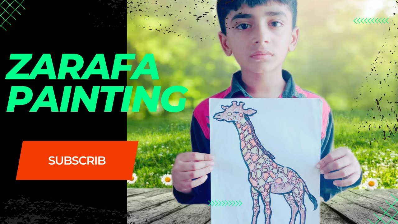 Zarafa Page Painting / Afnanio ART Gallery #paintingtutorial #zarafa ...