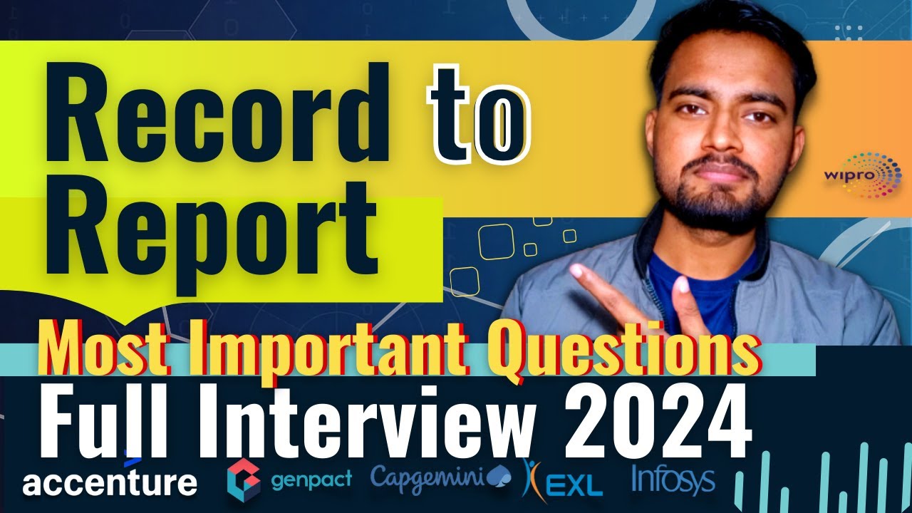 Record to Report Most Important Questions and Answer | R2R Full ...