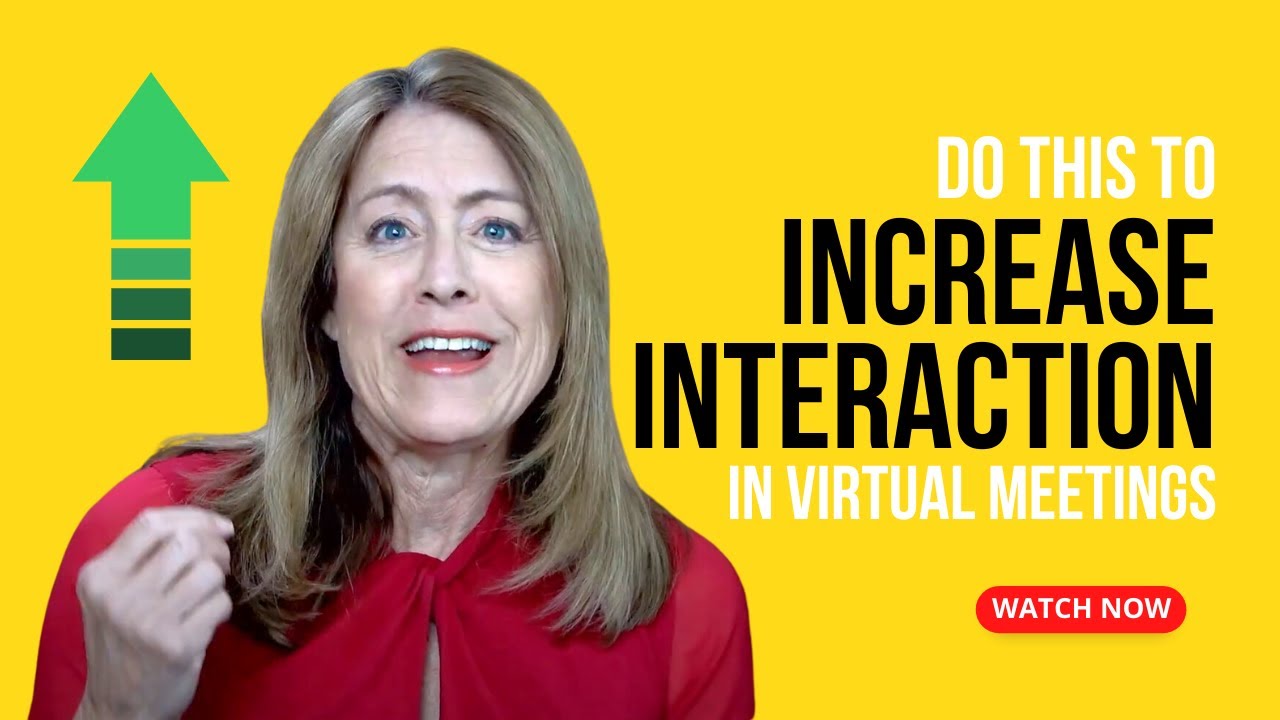 Do this to Increase interaction in virtual meetings - YouTube