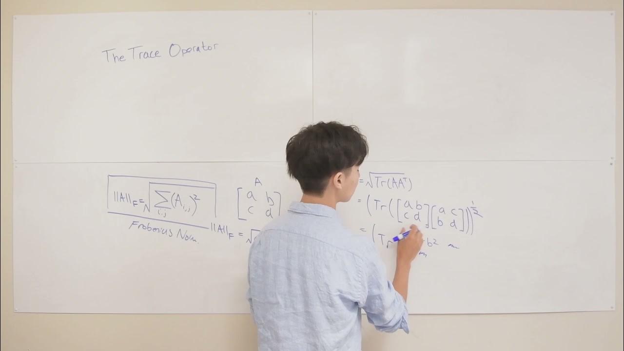 2.10 The Trace Operator - YouTube