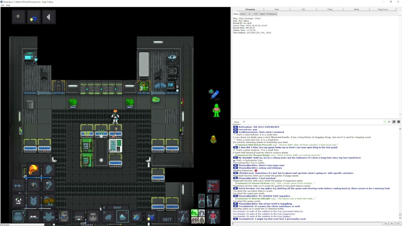 Space Station 13 Dead Space | Botanist who Gets Surgically Turned into ...