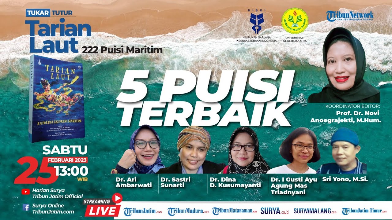 Tarian Laut 222 Puisi Maritim: 5 Puisi Terbaik - YouTube