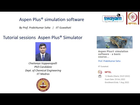 Aspen Plus® simulation software - a basic course for beginners: Week 0 ...