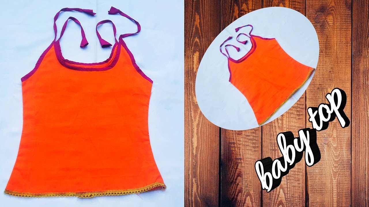 Girl Top design cutting and stitching step by step ll baby fancy top ...