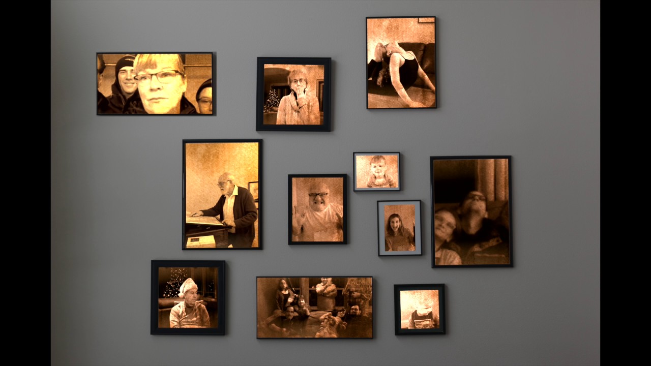 Living Portrait Wall - YouTube