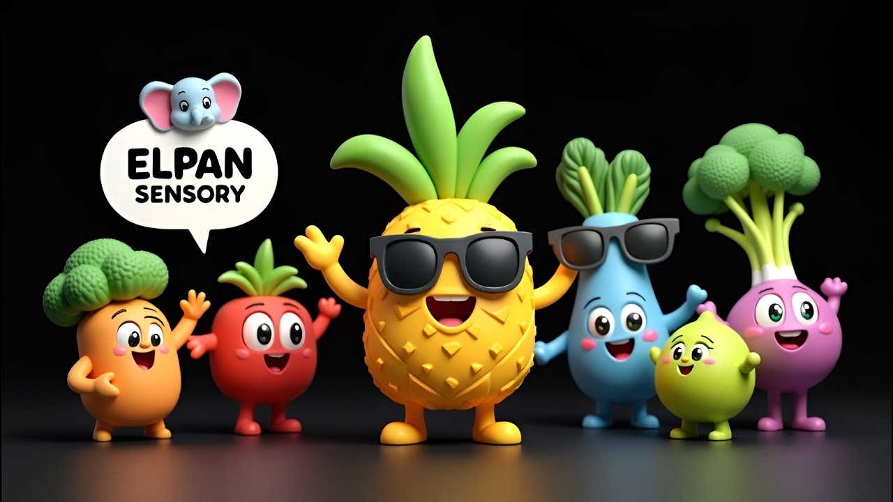 Dancing Fruit Baby Party! Sensory Fun & Development - YouTube
