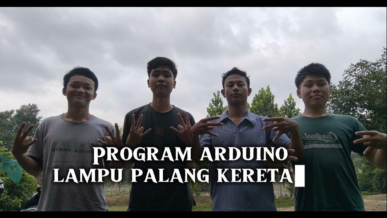 Tugas Kelompok Informatika 2 Program Arduino Uno Lampu Palang Kereta Api - YouTube