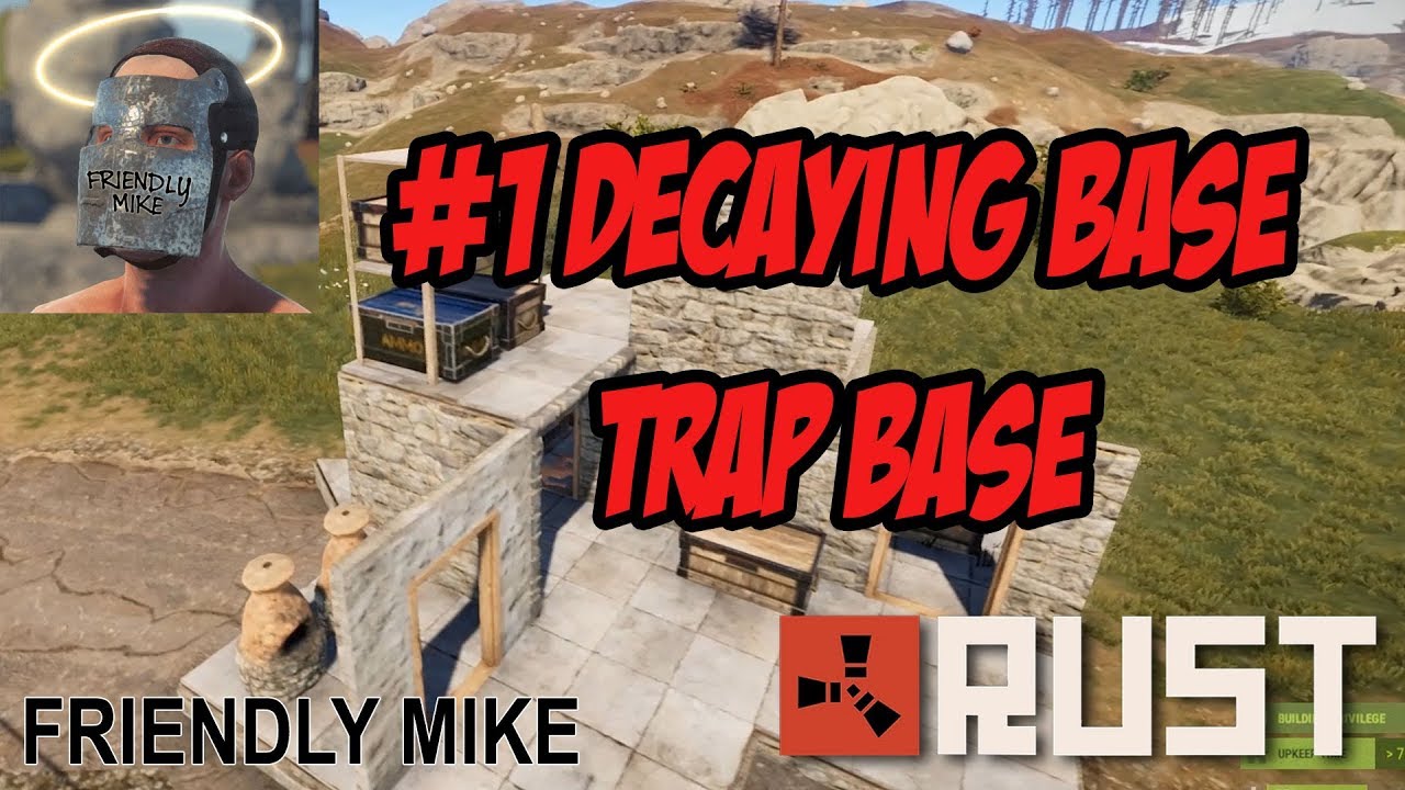 BEST TRAP BASE!! DECAYING BASE! | RUST - YouTube