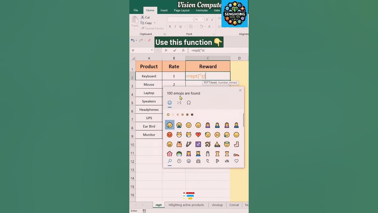 Senghorng's Excel Tips #exceltrick #exceltips #excel #microsoft #exceltricks - YouTube