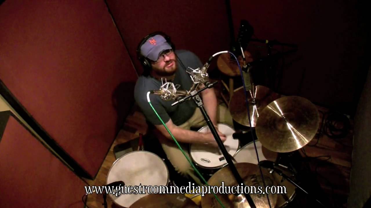 Micah B. tracking drums @ New Fidelity Studios - YouTube