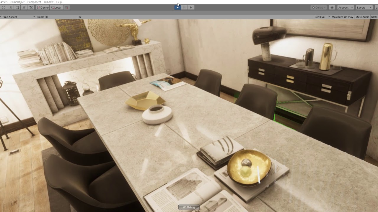 High Quality Room in VR with Vive Pro and Unity HDRP - YouTube