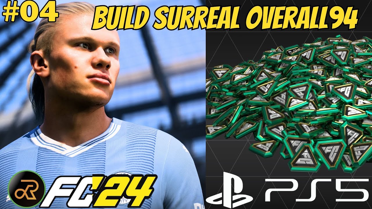 EA Sports FC 24: BUILD DO HAALAND E APARÊNCIA, ATA 94 DE OVER - YouTube
