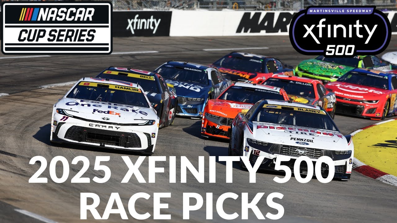 2025 Xfinity 500 Race Picks - YouTube