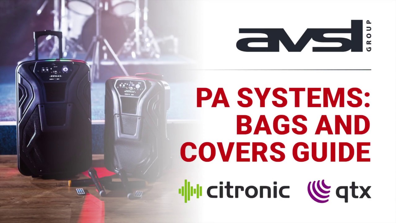 PA Bags and Covers Overview - YouTube