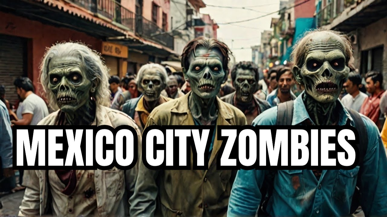 Zombie Walk in Mexico City - YouTube