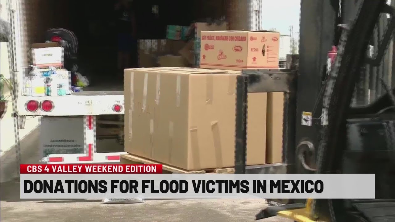 Non-profit donates goods to flood victims in Reynosa, Mexico - YouTube