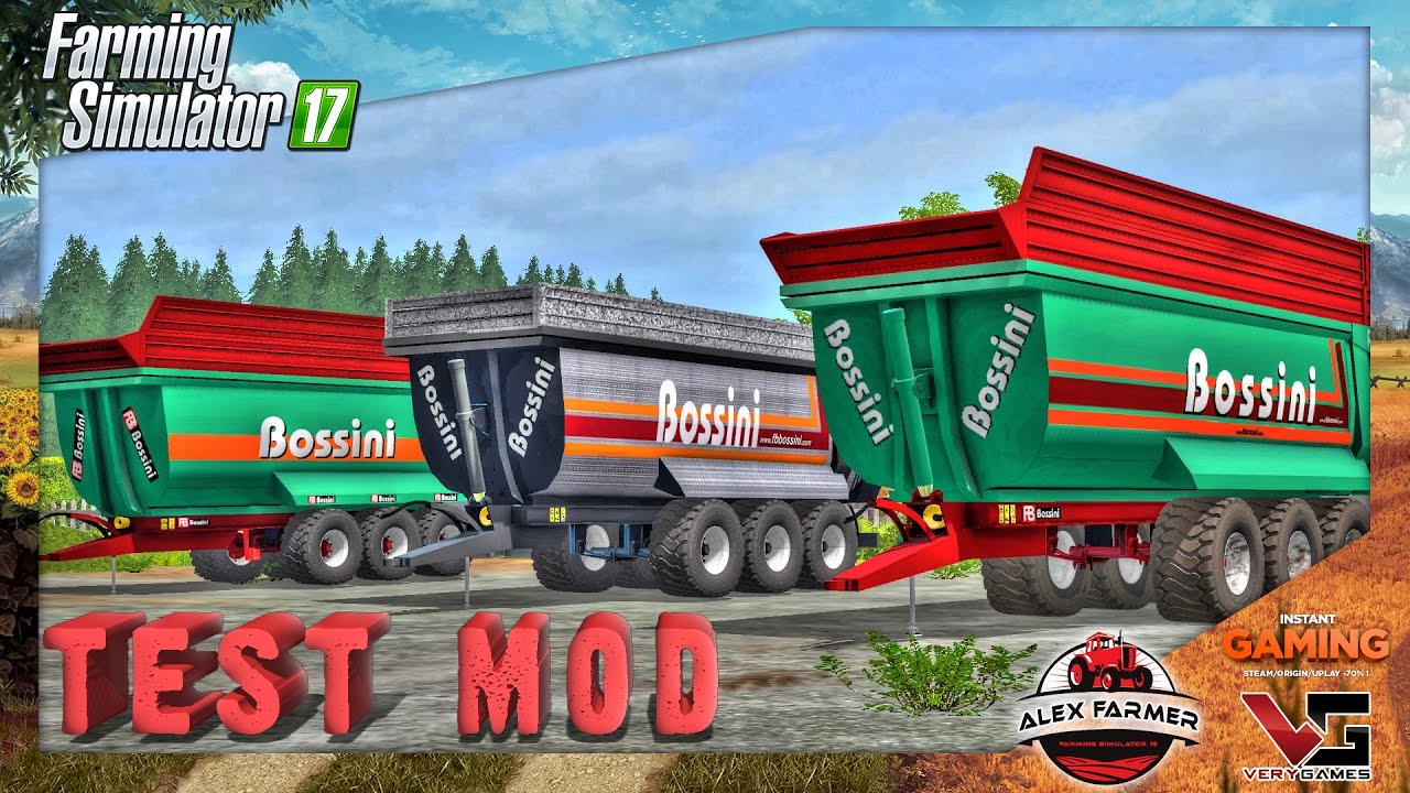 BOSSINI RA 200 | VITALI & CO - TEST MOD FARMING SIMULATOR 17 - YouTube