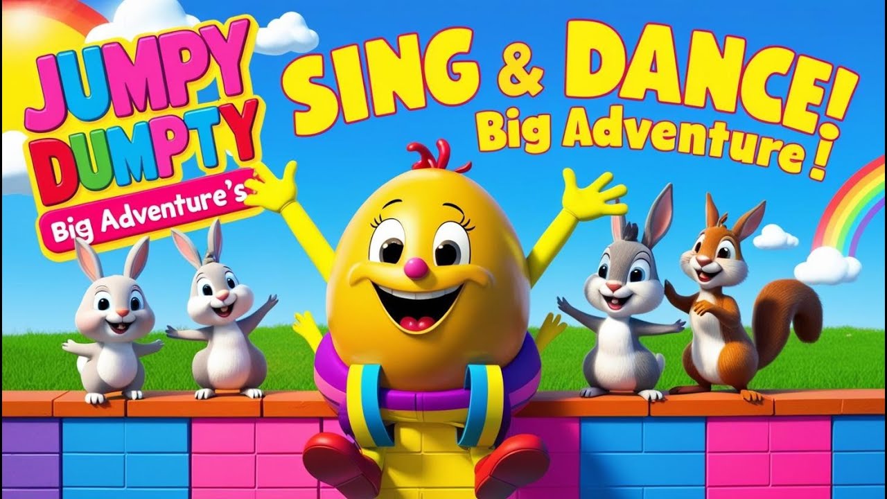 Jumpy Dumpty's Big Adventure! 🥚 Fun Nursery Rhyme for Kids - YouTube