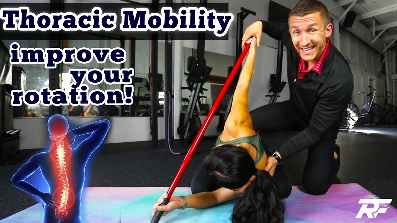 Thoracic Spine Mobility and Rotation! | Mid-Back Stiffness - YouTube