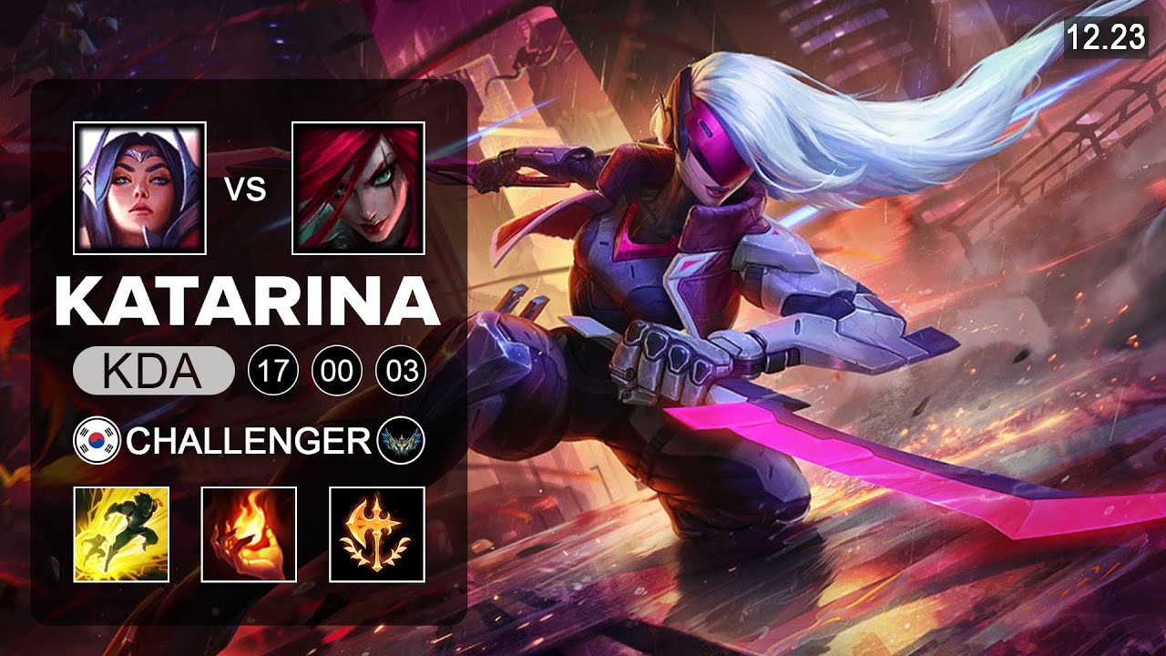 Katarina Vs Irelia Mid Kr Challenger Patch 12 23 Season 12 Youtube